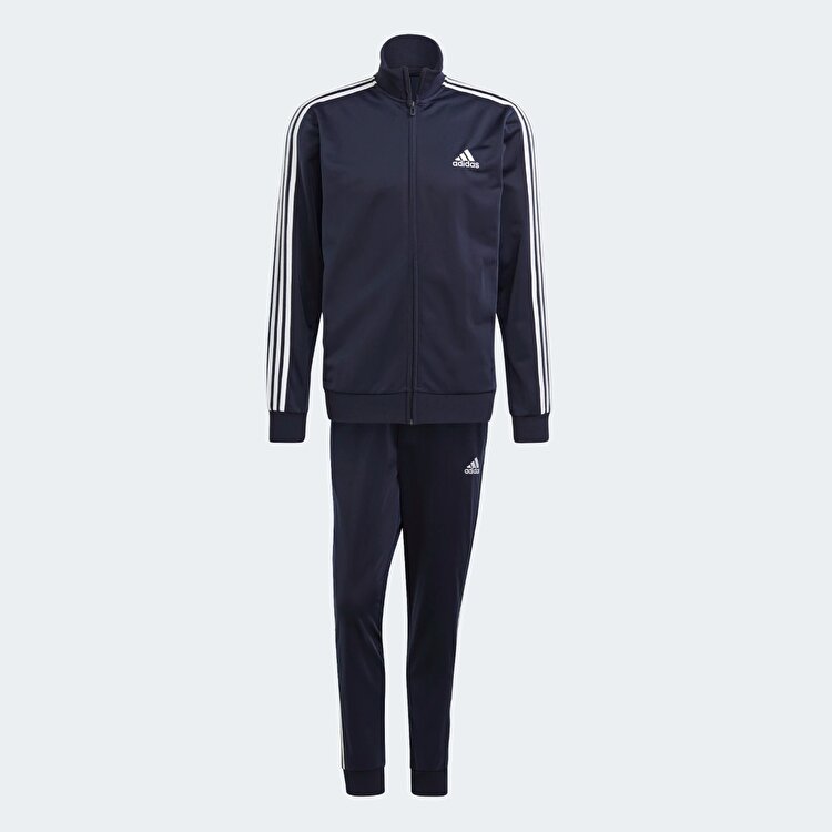 adidas Primegreen Essentials 3 Stripes Erkek Siyah Eşofman Takımı ...