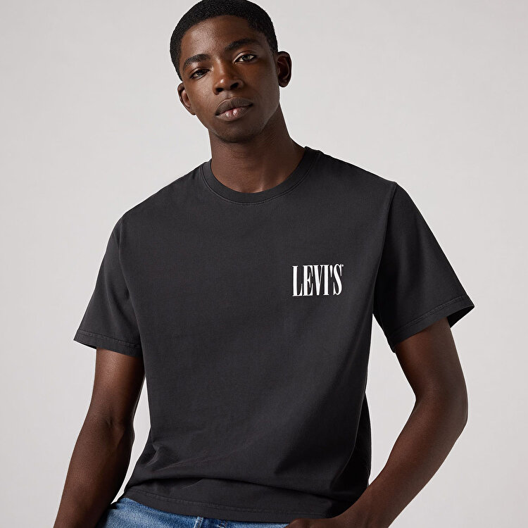 Levis Relaxed Fit Erkek Siyah Tişört 16143-1685 - Sporthink