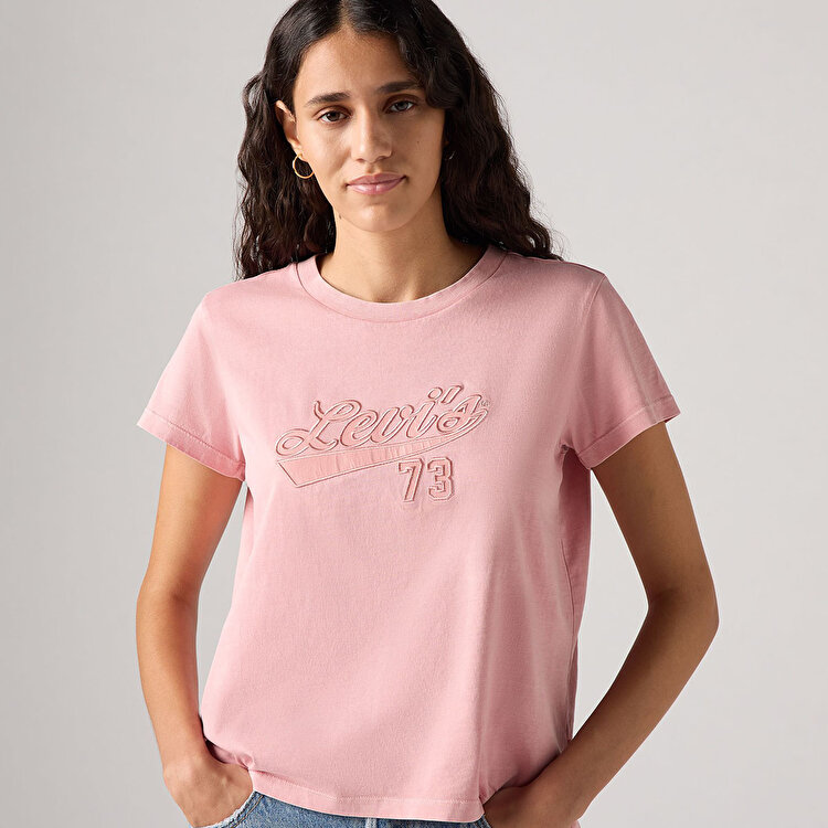 Levi's Graphic Boxy Kadın Pembe Tişört A8804-0039 - Sporthink